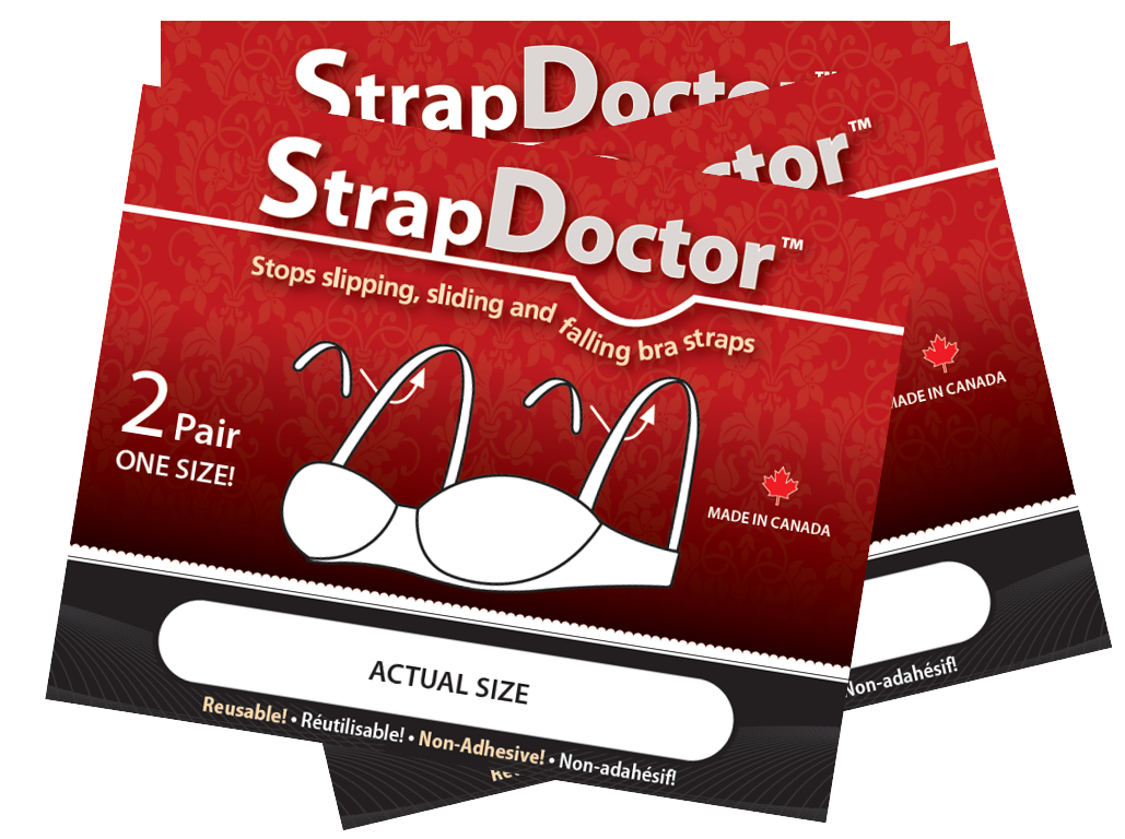 Stop Slipping, Sliding and Falling Bra Straps with StrapDoctor